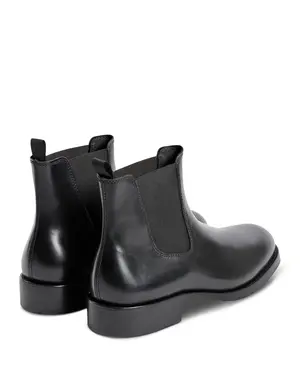 Sandro Leather Chelsea Boots