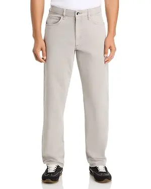Rag & Bone Cotton Blend Straight Fit Aero Stretch Jeans - Grey