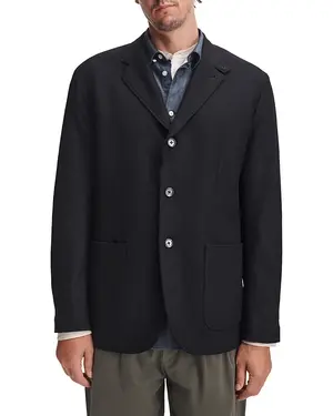 Rag & Bone Becker Wool Blend Knit Sport Coat - Black