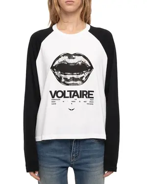 Zadig&Voltaire Walkra Cotton Embellished Tee - White