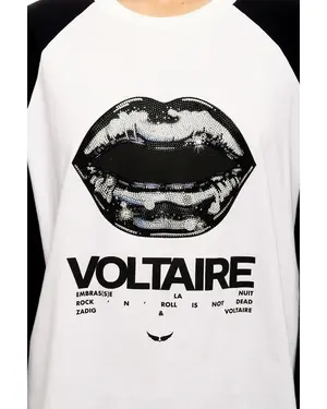 Zadig&Voltaire Walkra Cotton Embellished Tee