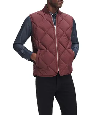 Rag & Bone Dane Stand Collar Quilted Vest