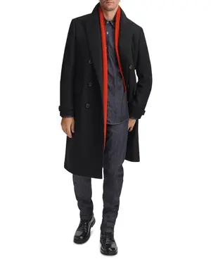 Rag & Bone Lombard Wool Blend Double Breasted Coat