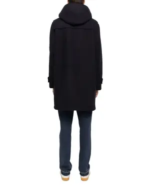 Zadig&Voltaire Mael Wool Blend Hooded Duffle Coat