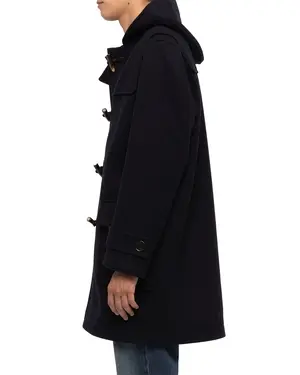Zadig&Voltaire Mael Wool Blend Hooded Duffle Coat