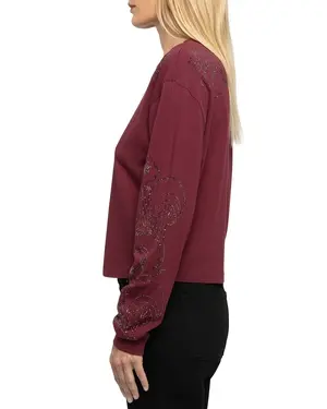 Zadig&Voltaire Iona Cotton Embellished Sweatshirt