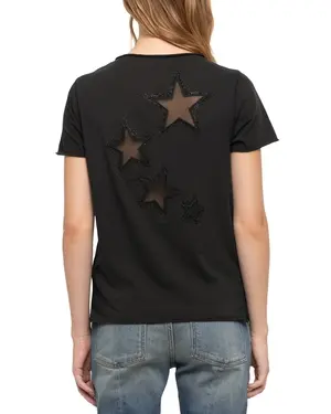 Zadig&Voltaire Cotton Cutout Back Tee