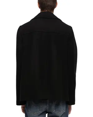 Zadig&Voltaire Mollys Wool Blend Notch Lapel Button Coat