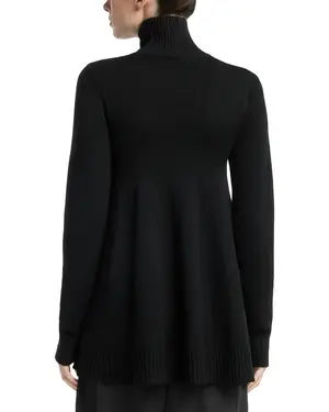 TOTEME Wool-blend Turtleneck Long Sleeve Top