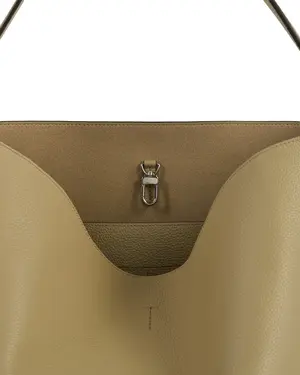 TOTEME Medium Belted Leather Tote Bag