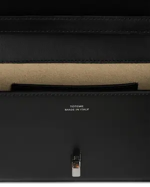 TOTEME T-lock Leather Crossbody Bag