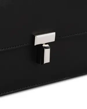 TOTEME T-lock Leather Crossbody Bag