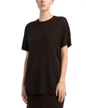 TOTEME Crewneck Knit Tee - Fondante