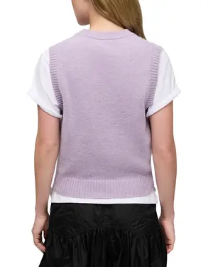 GANNI Forest Teddy Sweater Vest