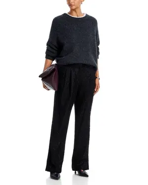 TWP Sulli Embellished Wide Leg Pants