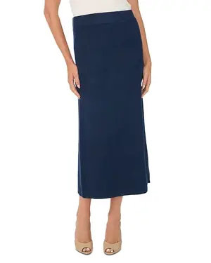 1.State Midi Sweater Skirt - Classic Navy