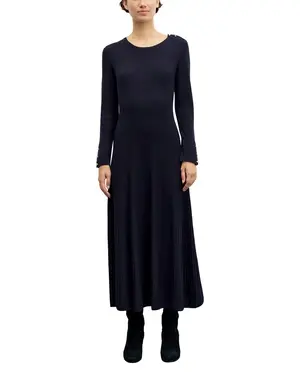 Gerard Darel Cina Round Neck Rib Knit Dress