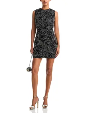 MILLY Ivette Beaded Mini Dress