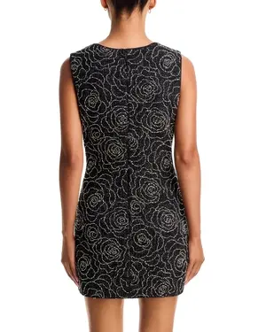 MILLY Ivette Beaded Mini Dress