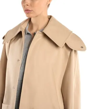 Victoria Beckham Philippa Cotton Trench Coat