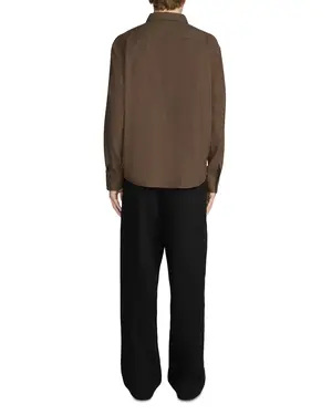 FRAME Cotton Baggy Fit Wide Leg Chinos