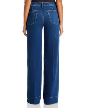 FRAME Le Slice Slim Palazzo Jeans - Folklore