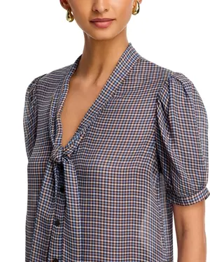 FRAME The Sonnet Silk Blouse