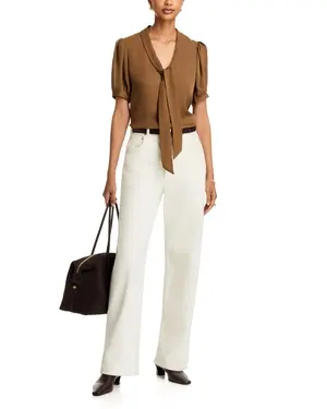 FRAME The Sonnet Silk Blouse