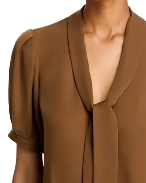 FRAME The Sonnet Silk Blouse