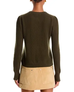 FRAME The Honeycomb Pointelle Cashmere Cardigan