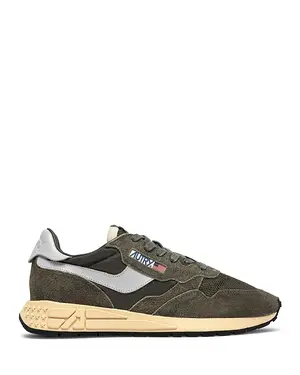 AUTRY Reelwind Suede & Leather Sneakers - Olive Harbor