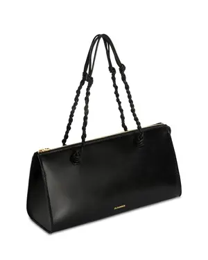 JIL SANDER Tangle Tent Small Leather Shoulder Bag