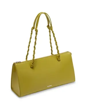 JIL SANDER Tangle Tent Small Leather Shoulder Bag