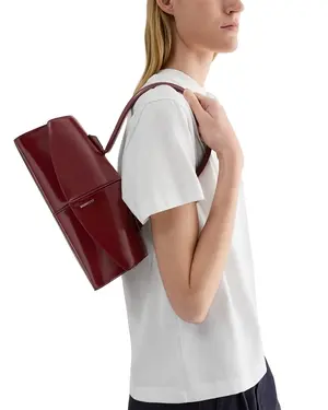 JIL SANDER Linea Small Leather Shoulder Bag