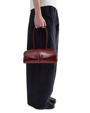 JIL SANDER Linea Small Leather Shoulder Bag