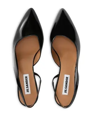 JIL SANDER Arc Slingback Pumps