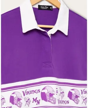 Junk Food Clothing Minnesota Vikings Rugby Shirt