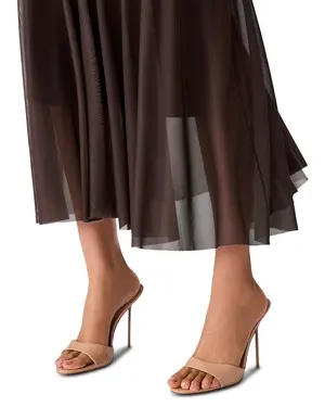 Steve Madden Vivara Mesh Turtleneck Dress