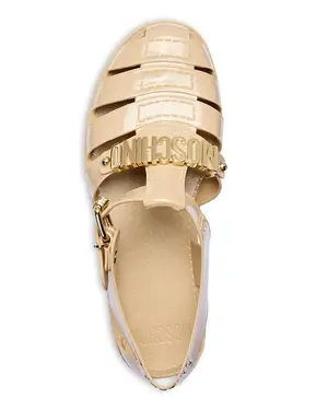 Moschino Jelly Sandals - Beige