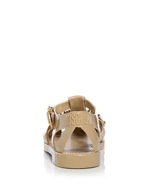 Moschino Jelly Sandals - Beige