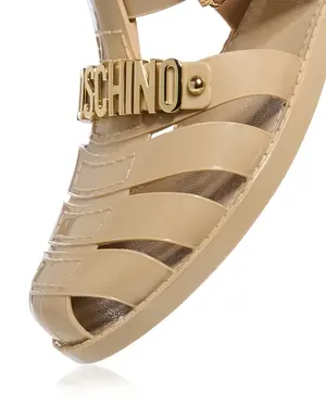 Moschino Jelly Sandals - Beige