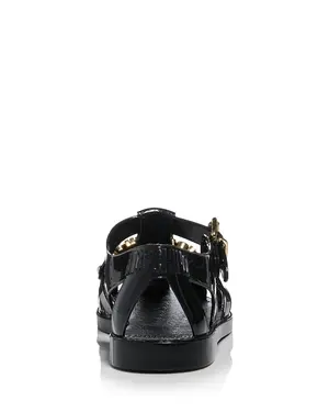 Moschino Logo Jelly Sandals