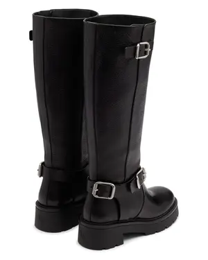 STUART WEITZMAN Ren Leather Knee High Boots