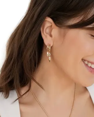 Ettika Icon Behavior Crystal Drop Earrings