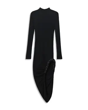 Alexander Wang Twisted Draped Hem Dress