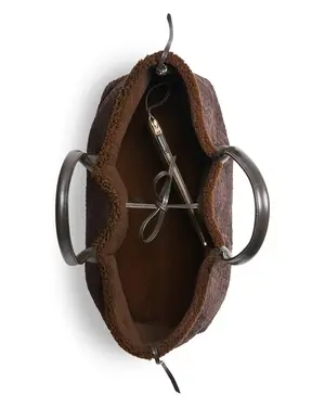 Bottega Veneta Large Pinacoteca Reversible Suede & Shearling Tote