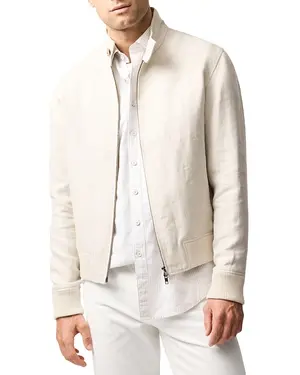 Rodd & Gunn Staveley Linen Bomber Jacket