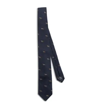 Rodd & Gunn Gunner Silk Cotton Heritage Tie - Navy