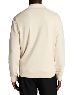 Vince French Terry Travel Long Sleeve Polo