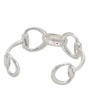 CAPUCINE DE WULF Equestrian Snaffle Bit Cuff Bracelet